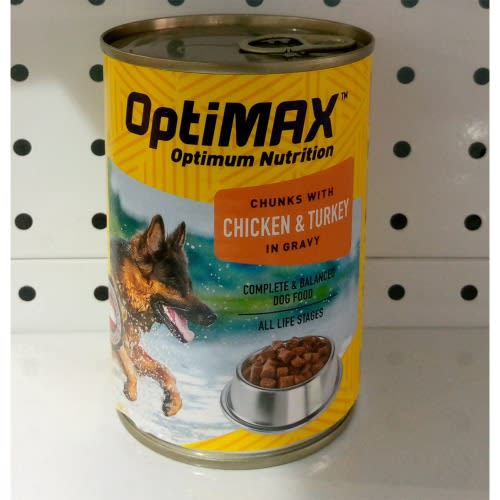 Optimax Dog Canned Food (chicken & Turkey) - 12 Cans -415g | Konga ...