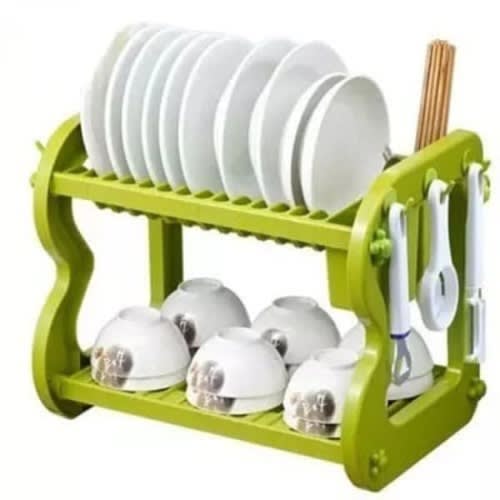 Happy home 2 Layer Plastic Dish Rack - B Shape | Konga Online Shopping
