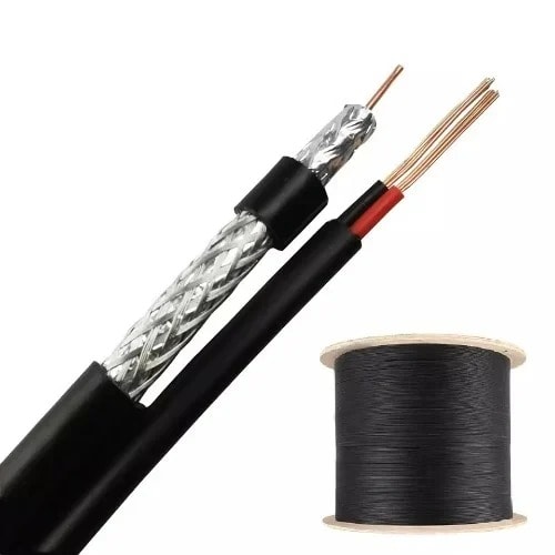 Rg59 Full Copper Cctv Cable With Power - 100 Meter | Konga Online Shopping