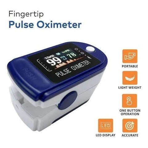 Fingertip Pulse Oximeter Heartbeat Monitor | Konga Online Shopping
