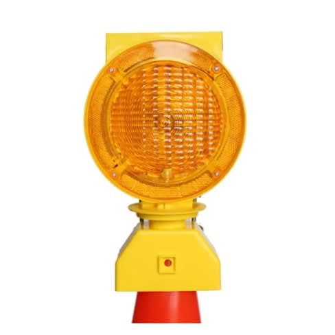 Solar Led Safety Traffic Signal Flash Lamp - Yellow | Konga Online Shopping