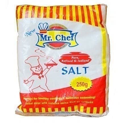 Mr Chef Pure, Refined And Iodized Salt - 250g x5 | Konga Online Shopping