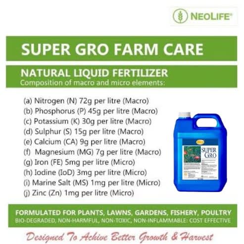Super Gro Fertilizer - 1l | Konga Online Shopping