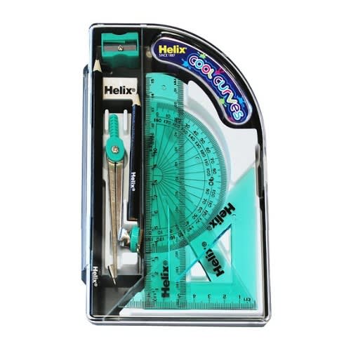 Helix Cool Curves Maths Set - Green | Konga Online Shopping