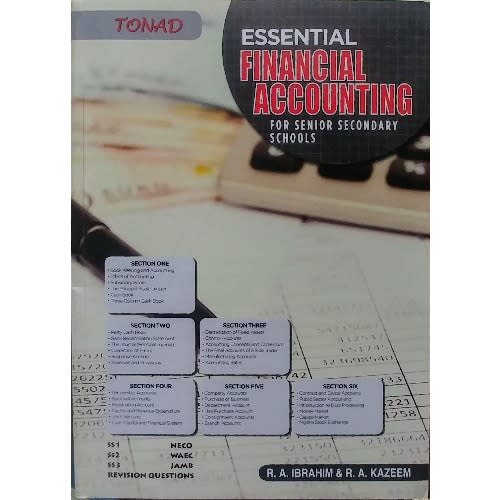 Essential Financial Accounting For Senior Secondary Schools Konga