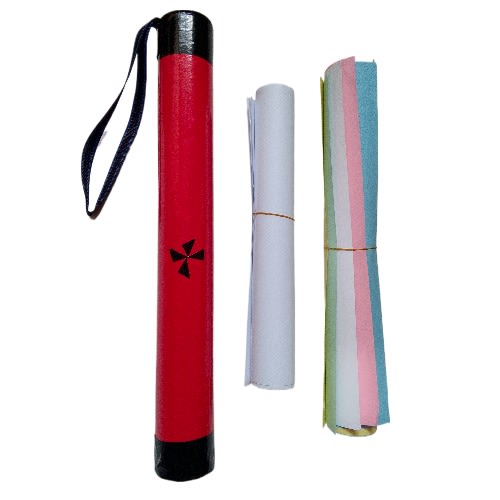 Art & Drawing Storage Paper Tube + A2 Paper - 4 sheets + Cardboard ...