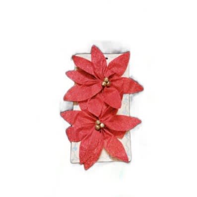 Christmas Tree Glitter Ornaments - 20cm - Red | Konga Online Shopping