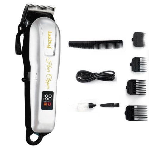 Leebuy Plus - Rechargeable Cordless Hair Clipper - 2000mAh - Silver ...