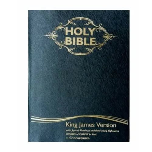KJV Holy Bible + Concordance - Black | Konga Online Shopping