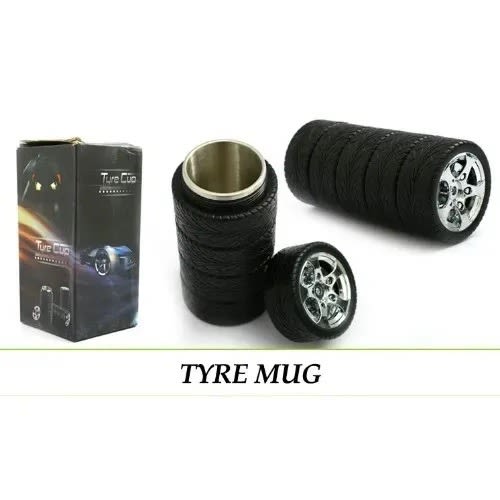 Stainless Steel Tyre Shaped Cup - 500ml | Konga Online Shopping
