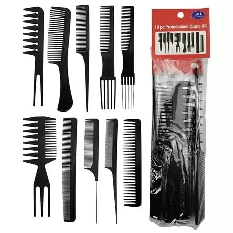 Professional Styling Hair Comb Set - 10 Pieces | Konga Online Shopping