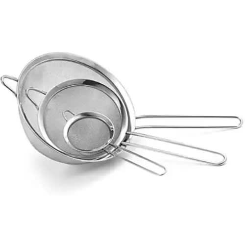 Stainless Steel Strainer & Sieve - 3 Pieces | Konga Online Shopping