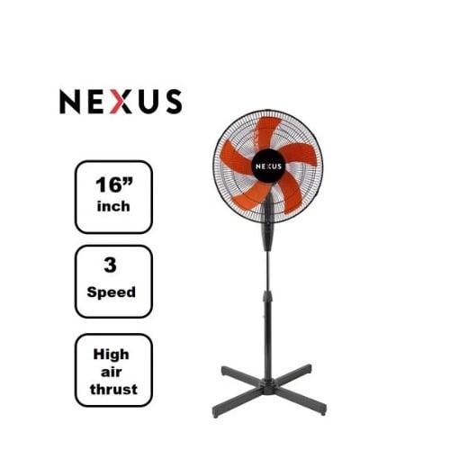 Nexus Standing Fan -16" - 60w - Nx-sf4400b | Konga Online Shopping