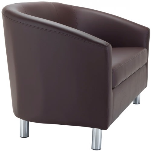 Double Seater Sofa Tub - Dark Brown | Konga Online Shopping