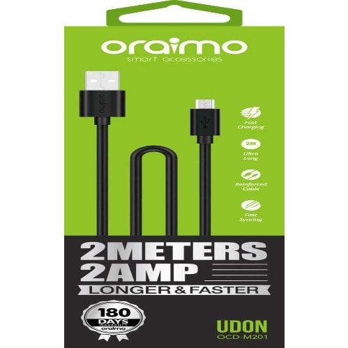 Oraimo Cable Ocd-m201 - White | Konga Online Shopping