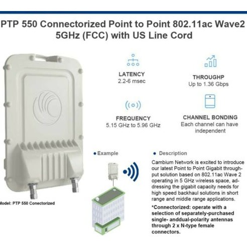 Cambium Ptp 550 5ghz Integrated 23dbi Antenna | Konga Online Shopping