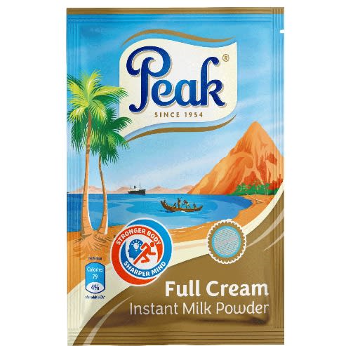 Peak Full Cream Powdered Milk 14g × 210pcs - Carton | Konga Online Shopping