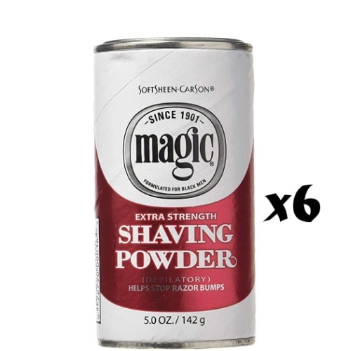 SoftSheen Carson Magic Extra Strength Shaving Powder - 142g - 6pcs ...