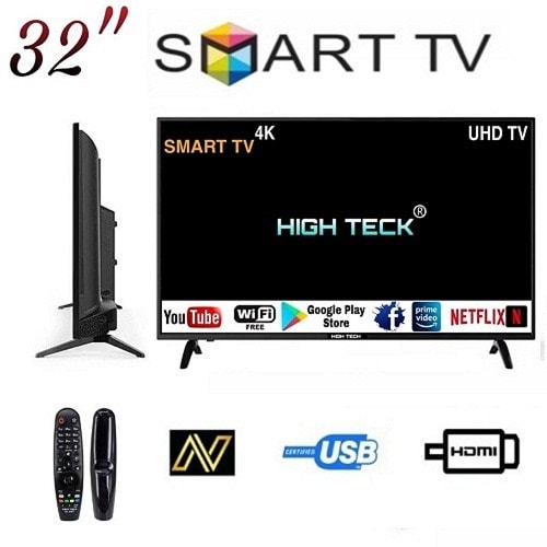 High Teck 32'' Full HD Smart TV - Black | Konga Online Shopping