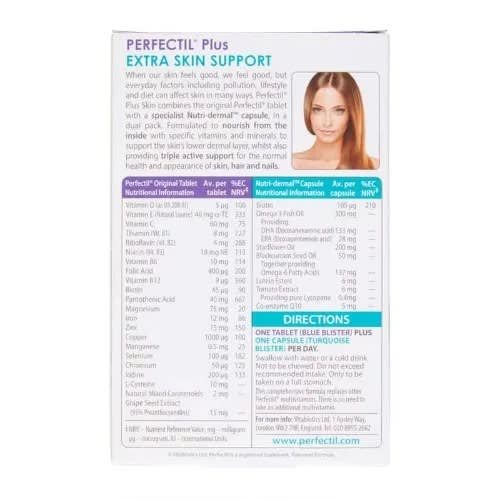 Vitabiotics Perfectil Skin Extra Support -30 Tablets | Konga Online ...