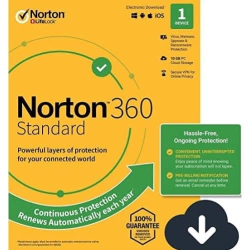 Norton 360-2021 License 1 Year- 1 Pc/mac | Konga Online Shopping