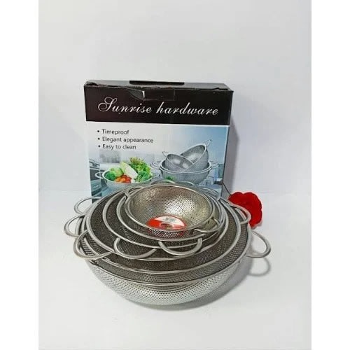 Stainless Steel Metal Sieve - 6pcs | Konga Online Shopping