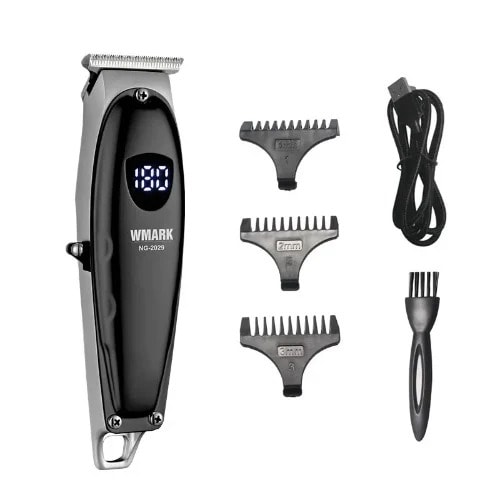 Wmark Ng-2029 Pro Li Outliner Cordless T Blade Hair Clipper- Black ...