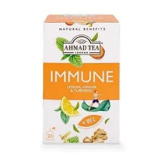 Ahmad Tea - Lemon - Ginger & Turmeric "immune" Infusion - 20 Foil ...