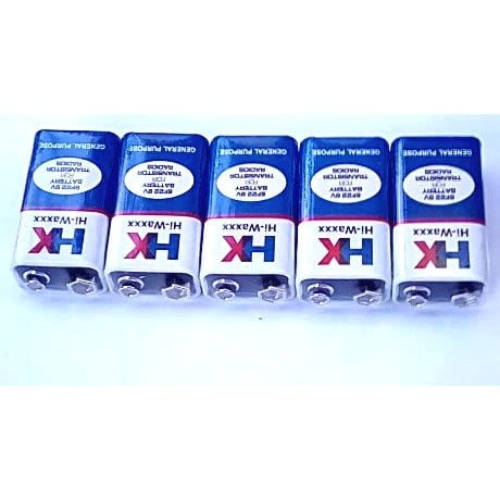 HXXY 9v Carbon Zinc Battery - Pack Of 5 | Konga Online Shopping