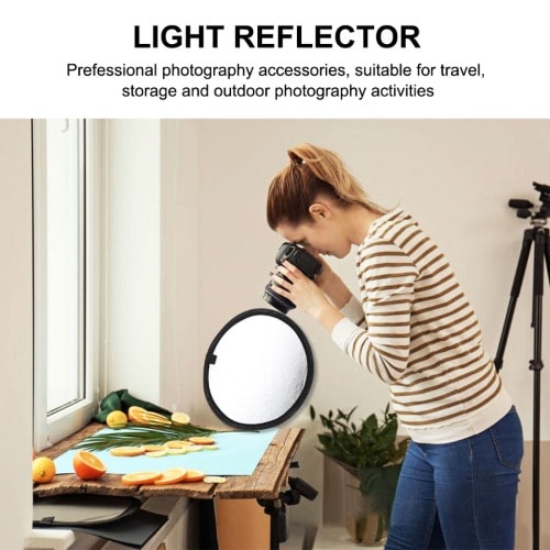 Portable Studio Photography Reflector Board - 30cm - 2 In 1 - Silver ...