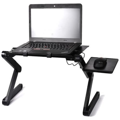 Aluminium Adjustable Laptop Stand With Cooling Fan | Konga Online Shopping