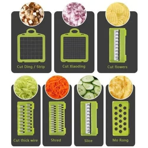 Multifunctional Vegetable Chopper Slicer And Grater With Handle | Konga ...