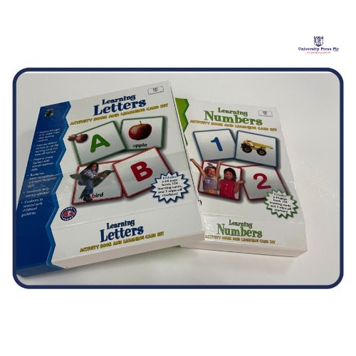 Learning Numbers And Letters Activity Book And Learning Card Kit ...