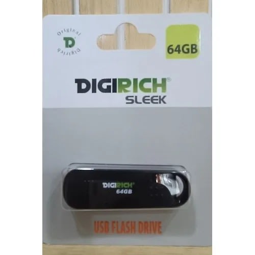 Sleek Usb Flash Drive - 64gb – Black | Konga Online Shopping