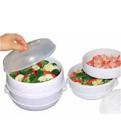 Eazy Cook 2-Tier Microwave Steamer | Konga Online Shopping