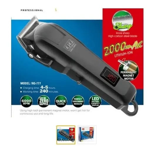 Kiki Rechargeable Cordless Hair Clipper | Konga Online Shopping