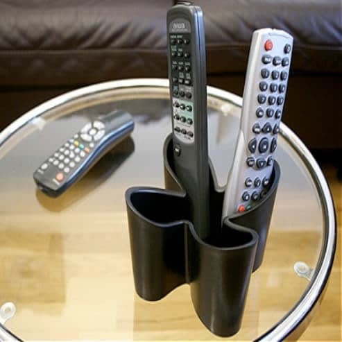 Remote Control And Phone Holder - Black | Konga Online Shopping