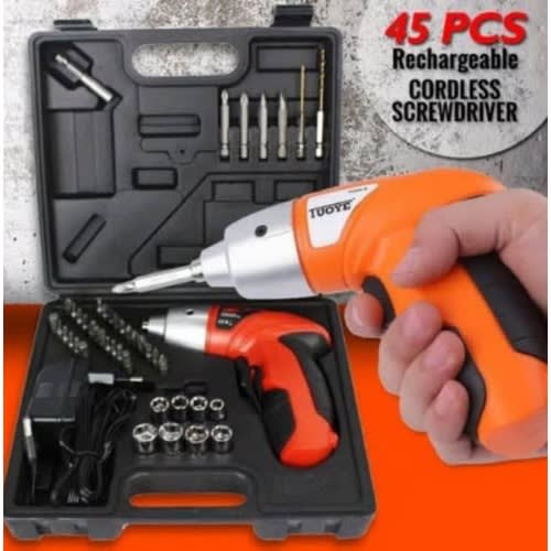 Electric Cordless High Speed Screwdriver Kit | Konga Online Shopping