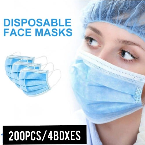 Disposable 3ply Surgical Face Mask-200pcs | Konga Online Shopping