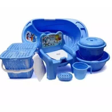 Baby Bath Set - Sky Blue | Konga Online Shopping