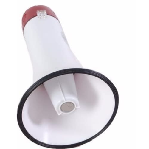 Rechargeable Handheld Megaphone/speaker With Recorder And Microphone ...
