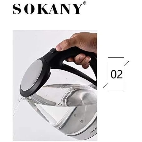Sokany Electric Kettle Water Kettle Jug Heater -2.0l - 2000w Sk-602 ...