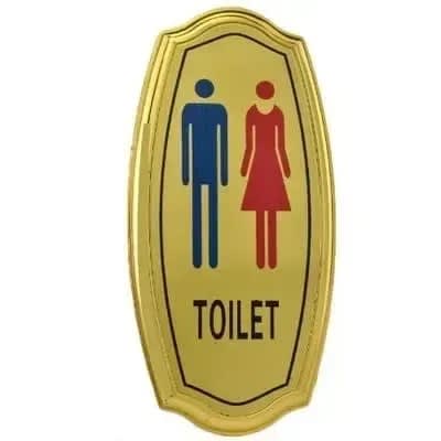 Unisex Toilet Sign | Konga Online Shopping