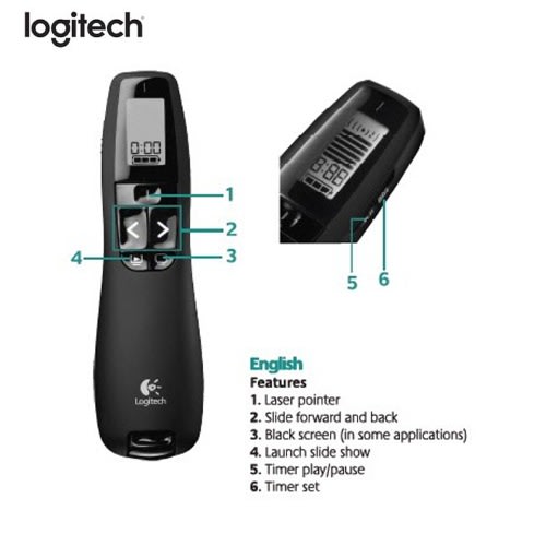 Logitech R800 Wireless Laser Presenter | Konga Online Shopping