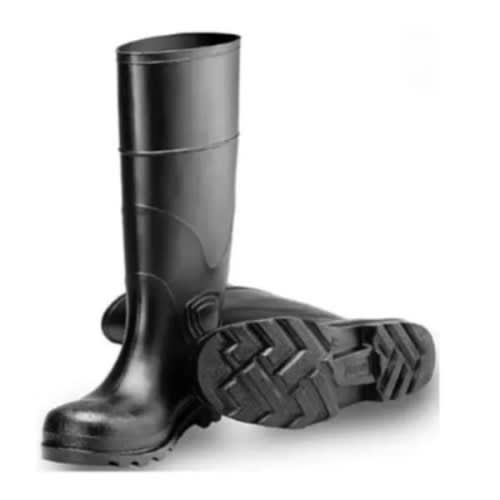 Rubber Rain Boot With Safety Tone - Black | Konga Online Shopping