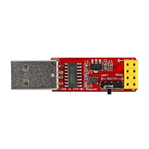 CH340 USB to ESP8266 ESP-01 ESP-01S Wi-Fi Adapter Board | Konga Online ...
