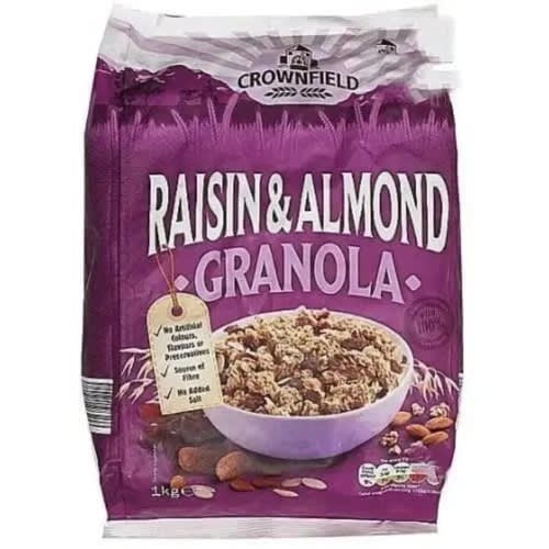Crownfield Raisin & Almond Granola Cereal - 1kg | Konga Online Shopping