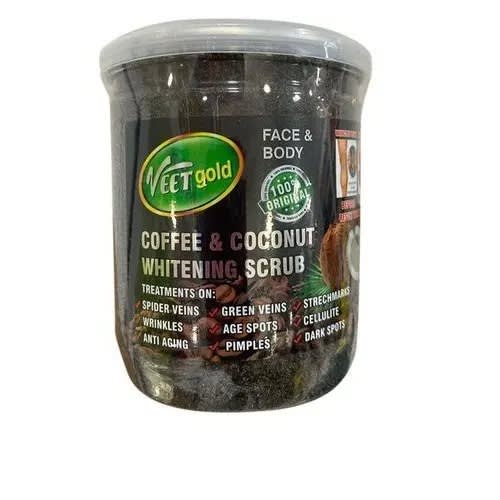 Veet Gold Face And Body Coffee And Coconut Whitening Scrub - 500ml ...
