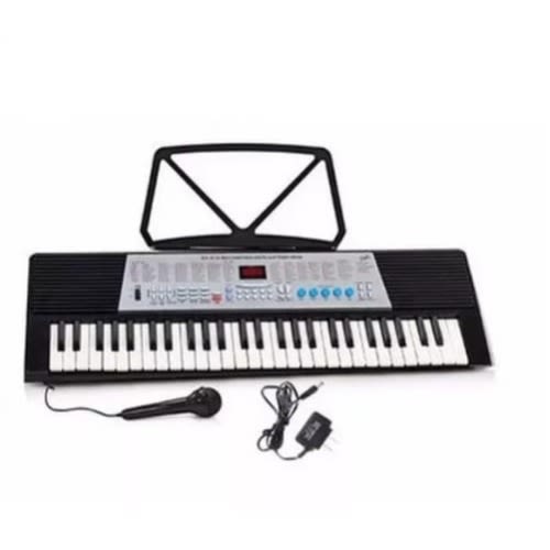 Learners Keyboard - Xy-813 With Adaptor & Microphone - 54 Keys & Stand ...