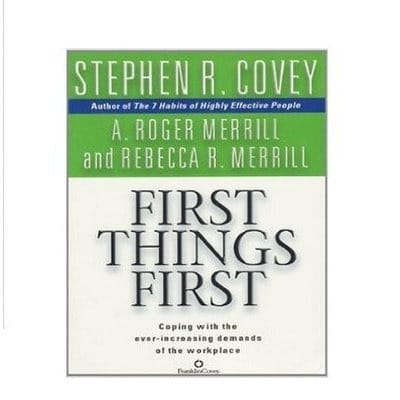 First Things First by Stephen Covey-Paperback | Konga Online Shopping